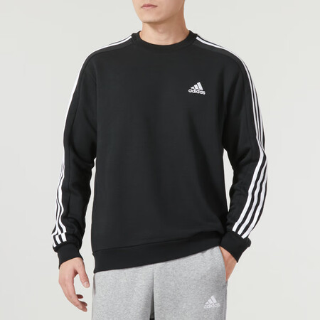 阿迪达斯（adidas）卫衣男装冬季新款运动保暖圆领套头衫IB4027 IB4027 XL XL【图片 价格 品牌 报价】-京东