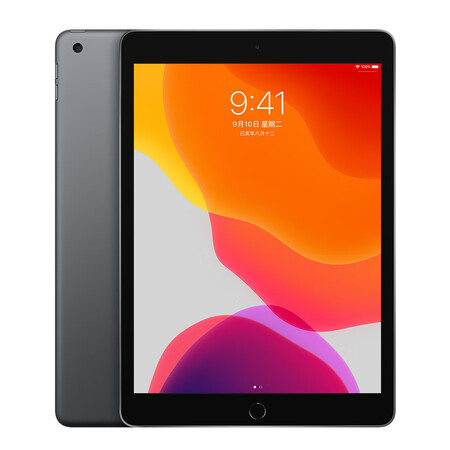 Apple苹果iPad7 正品2019新款10.2英寸超薄娱乐画画游戏iPadOS平板电脑美版可联保 深空灰WiFi+ 4G版 128G【图片 ...