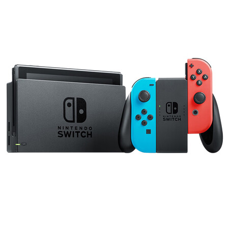 【任天堂Switch NS】日本任天堂（Nintendo）Switch NS掌上游戏机 红蓝手柄【行情 报价 价格 评测】-京东