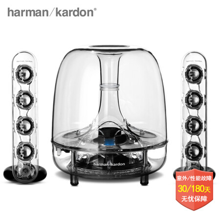 哈曼卡顿Harman/Kardon SoundSticks BT 水晶3代无线蓝牙音箱音响 透明 电脑音箱 低音炮【图片 价格 品牌 报价】-京东