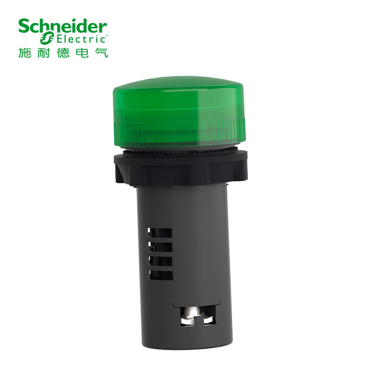 【施耐德电气XB2-BVB3LC】施耐德LED指示灯 XB2B LED型 24VAC/DC 绿色 安装直径22mm 塑料 XB2BVB3LC ...