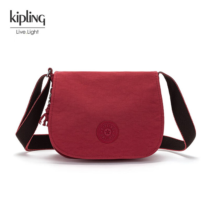 Kipling女款包新款休闲单肩斜挎包LOREEN MINI 燃焰红【图片 价格 品牌 报价】-京东