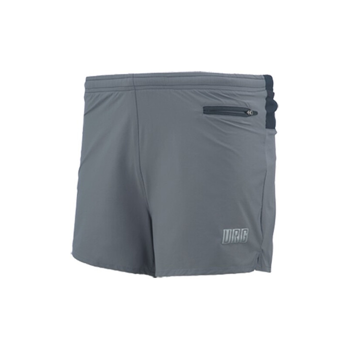 URG ULTRA RUNNER GEARULTRA RUNNER GEAR RunSpeedShort跑步无内衬短裤男女吸汗速干 浅灰色（男 ...