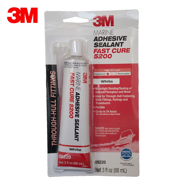 【3M5200FC防水密封胶】3M 5200FC防水密封胶 快干型白色聚氨酯胶 木材金属瓷砖玻璃塑料 免钉结构胶【88ml/支】【行情 报价 ...