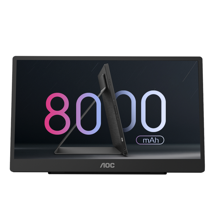 【AOC16T2】【8成新】AOC 15.6英寸 AH-IPS HDR Mode 内置音箱 MicroHDMI Type-C接口 大容量电池 ...