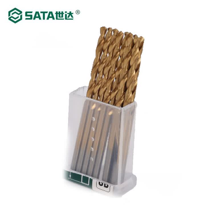 【世达52165A】世达（SATA）10件套高速钢全磨制镀钛麻花6.5MM 52165A【行情 报价 价格 评测】-京东
