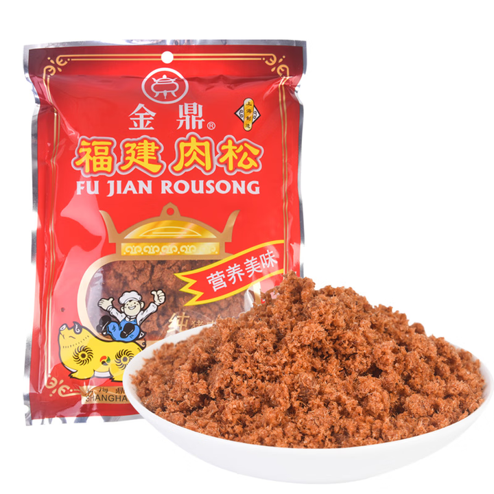 立丰立丰食品金鼎福建肉松158g袋装老人儿童早餐寿司猪肉松上海特产 158g袋装*1包【图片 价格 品牌 报价】-京东