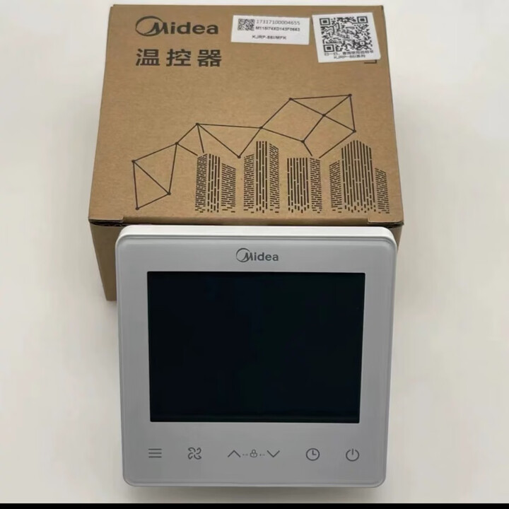 美的（Midea）空调线控器2芯90F1wifi90E控制面板86J2多联机风管机 86I/MFK温控器【图片 价格 品牌 报价】-京东
