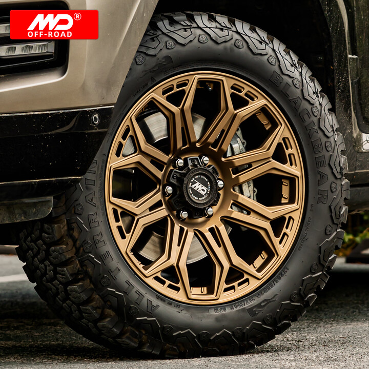 MD 0FF ROADM109越野20寸锻造轮毂适配坦克700仰望U8方程豹5北京BJ80路虎卫士 哑光古铜色 18英寸 8.5J【图片 价格 品牌 报价】-京东