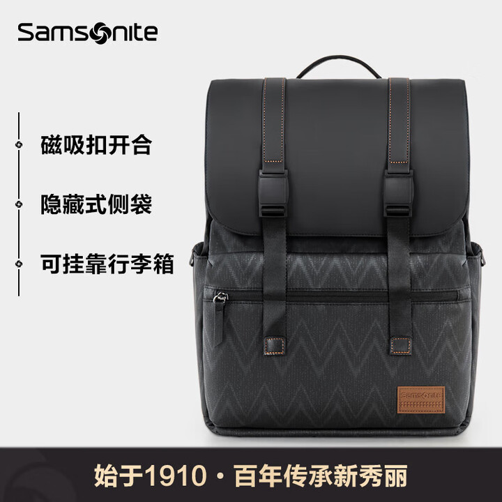【SamsoniteTT1*09005】Samsonite新秀丽 双肩包男士电脑背商务休闲通勤书包大容量TT1*09005黑色【行情 报价 价格 评测】-京东
