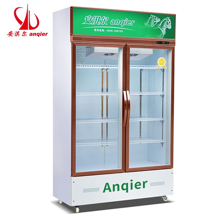 【安淇尔LC-788F】安淇尔（anqier）LC-788F 788L风冷冷藏二门展示柜（下压缩机）【行情 报价 价格 评测】-京东
