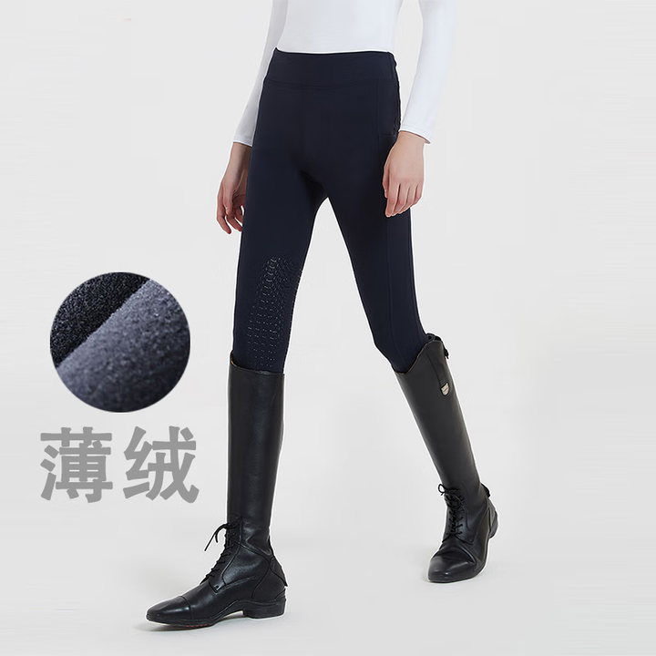 BILLY COOK马术马裤女士马术服四季高弹半胶骑马服高腰耐磨裤马术装备 薄绒藏青色160-165 其它尺码【图片 价格 品牌 报价】-京东