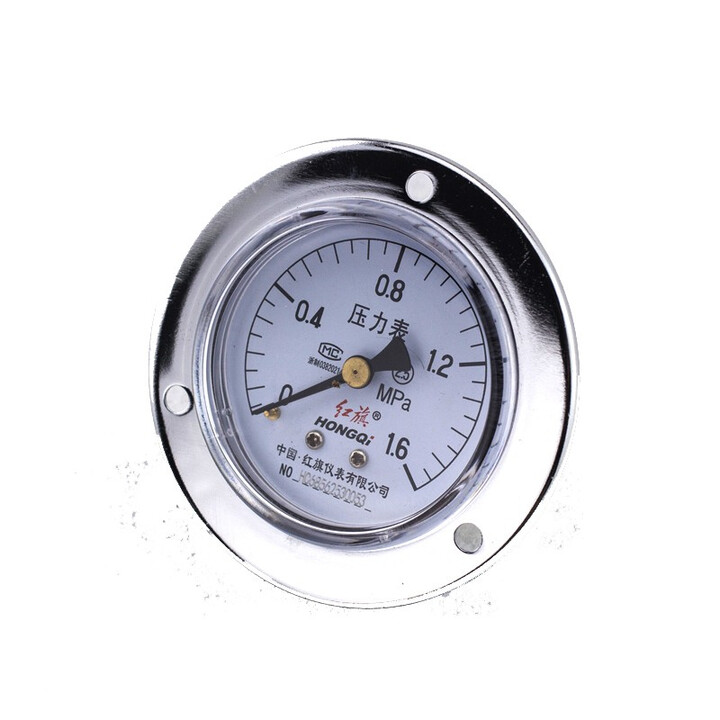 【红旗Y60ZT】红旗(HongQi) Y60ZT系列 轴向 带边 弹簧管压力表 普压表 测压表 Y60ZT 0~6.0mpa【行情 报价 价格 评测】-京东