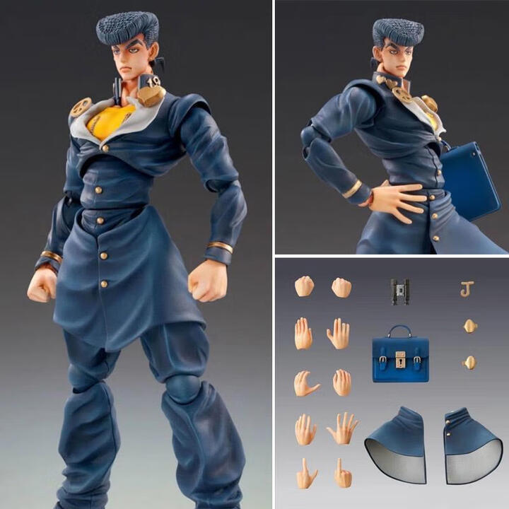 SOKGUIN的奇妙冒险JOJO手办周边空条承太郎阿帕基玩具模型摆件可动 东方仗助可动16cm 国产版【图片 价格 品牌 报价】-京东