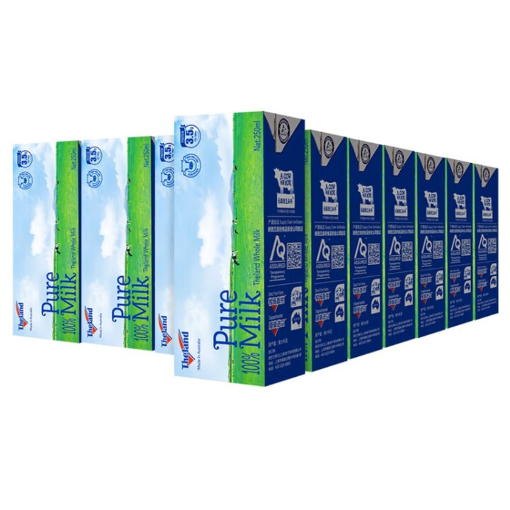 纽仕兰3.5g4.0A2β-酪纯牛奶250ml200ml1L营养早餐伴侣 4.0g蛋白质全脂纯牛奶250ml*48盒【图片 价格 品牌 报价】-京东