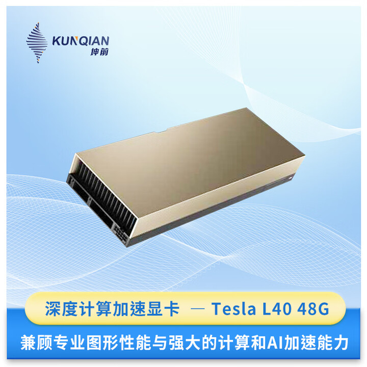 【坤前L40 48G】坤前定制GPU卡深度计算加速显卡 Tesla L40 48G TeslaT4V100 A10 A40 A100【行情 ...