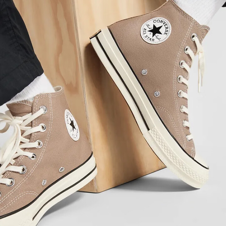 【匡威A06520C】匡威Chuck 70男女高帮帆布鞋A06520C 卡其色 38 【行情 报价 价格 评测】-京东