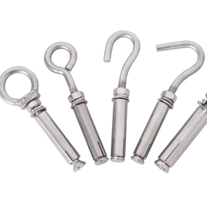 【山河工品M6正常开口【304材质-2只】山河工品304不锈钢膨胀钩吊环螺丝挂钩 M6小口钩【304】2只 【行情 报价 价格 评测】-京东