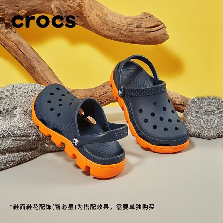 【卡骆驰11991】CROCS卡骆驰运动迪特沙滩鞋11991 深蓝/橙色-487 46/47(300mm) 【行情 报价 价格 评测】-京东