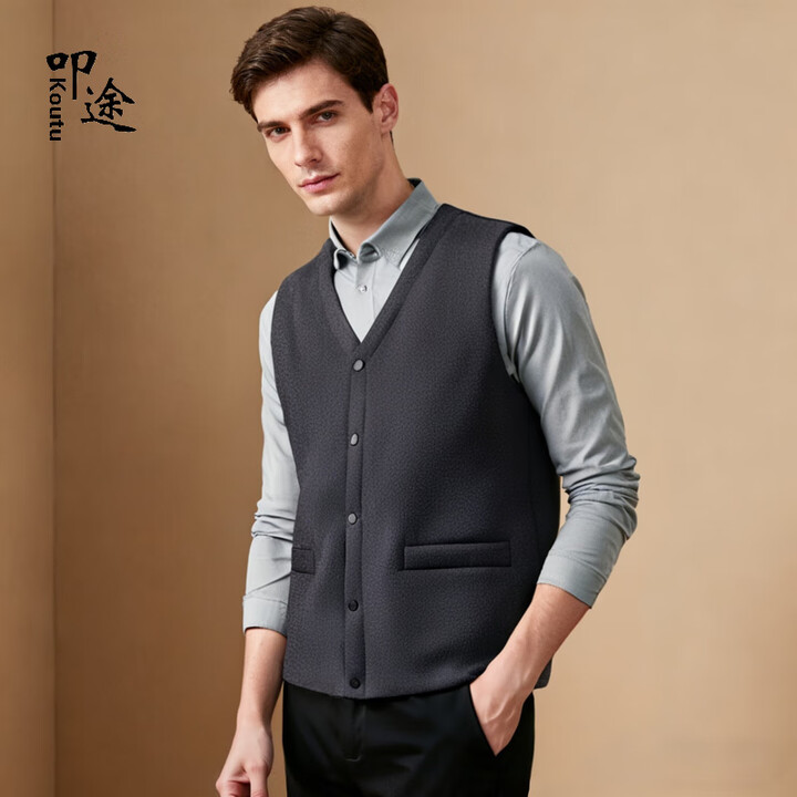叩途品牌高端羽绒马甲男士2025冬季新款潮流百搭保暖外穿背心坎肩男装 灰色 3XL 190(170-190斤)【图片 价格 品牌 报价】-京东