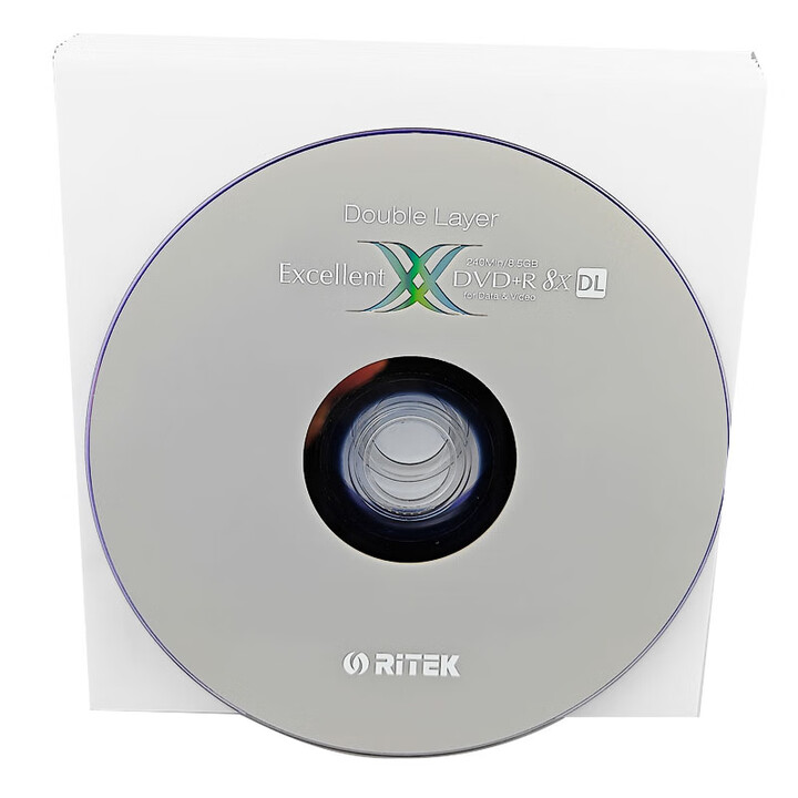 铼德（RITEK） 铼德RITEK DVD+R DL D9 8.5G空白光盘 50片大容量刻录光盘8g碟片大容量光盘 8.5G不可打印10片纸袋装【图片 价格 品牌 报价】-京东