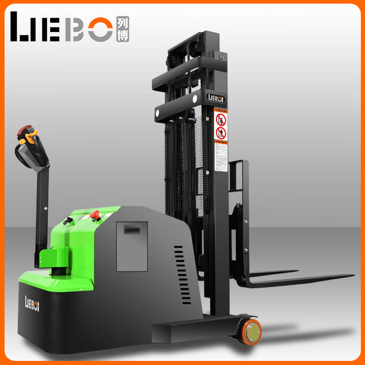 列博（LIEBO）无腿平衡重电动叉车1000kg2吨电动堆高车 地牛叉车堆垛车卸货工厂直销 步行式/载重500kg升高3米（CDD05）【图片 ...