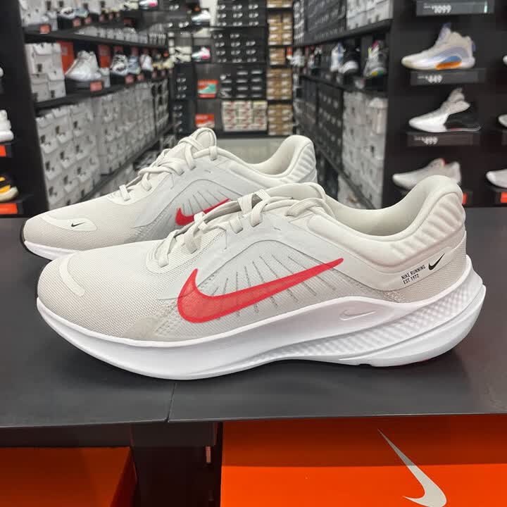耐克（NIKE）男鞋秋冬季新款运动鞋QUEST 5飞线运动鞋子透气休闲缓震跑步鞋 DD0204-007浅银灰/QUEST 5 39【图片 价格 ...