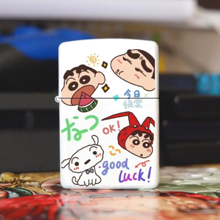 新款ins风个性小丑老式砂轮防风煤油打火机可爱蜡笔小新史迪仔 蜡笔小新1 单机+133ML煤油【图片 价格 品牌 报价】-京东