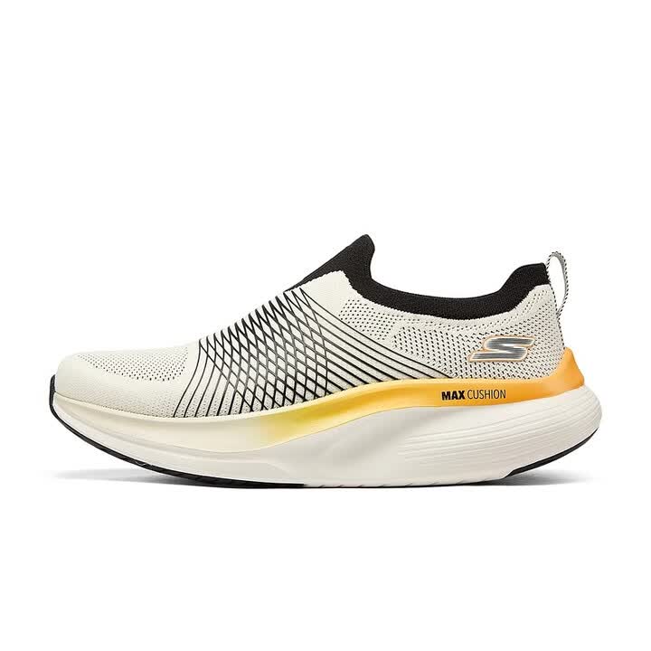 Skechers斯凯奇男鞋秋冬百搭休闲运动鞋舒适厚底防滑一脚蹬健步鞋216582 乳白色/216582-OFWT 41【图片 价格 品牌 报价】-京东
