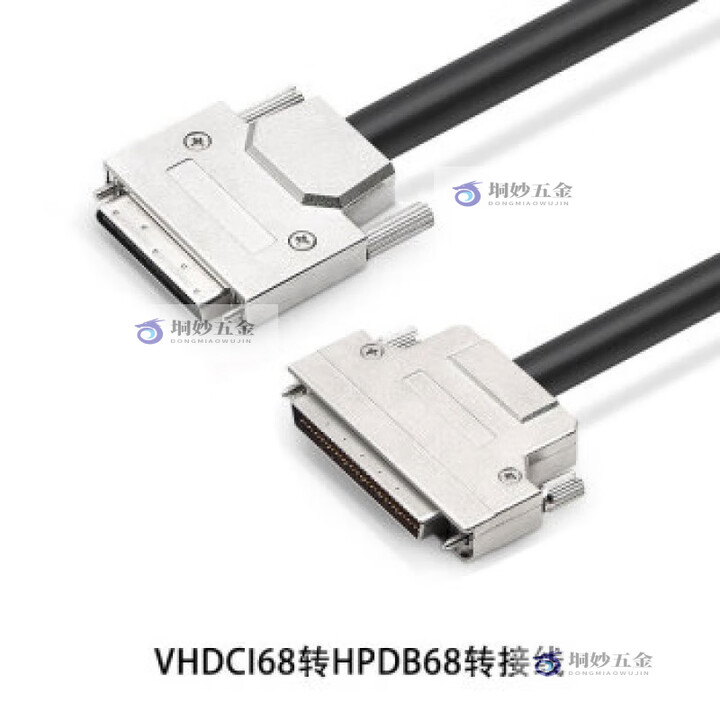 SCSI线/HPDB68母转VHDCI68公转接线配NI扩展V68转SCSI DB68 黑色 HPDB68公转VHDCI68公 1m【图片 ...