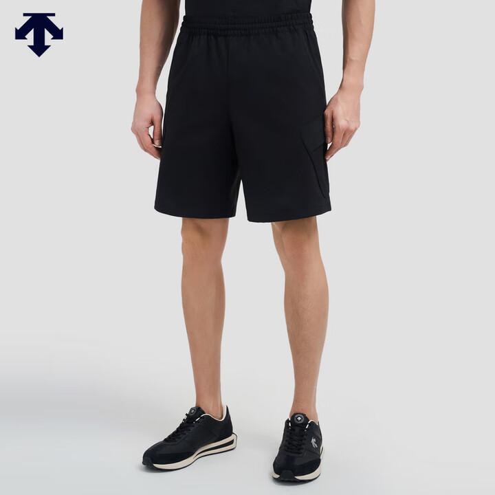 DESCENTE迪桑特BLEU系列都市骑行通勤运动男士夏季梭织短裤 BK-黑色 L (175/84A)【图片 价格 品牌 报价】-京东