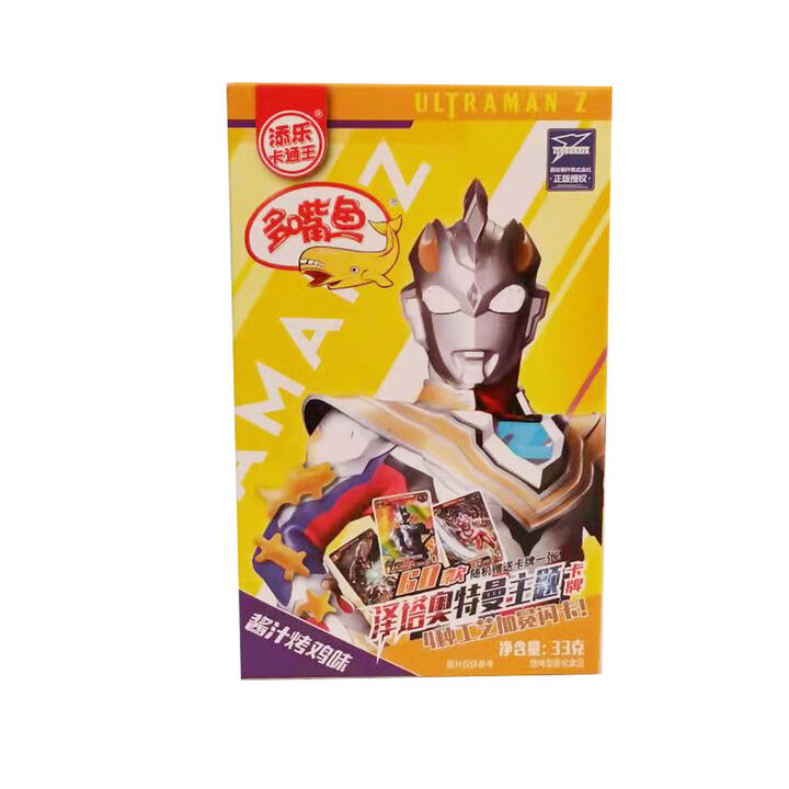 添乐卡通王（TALA CARTOON KMG）添乐卡通王2025奥特曼小猪佩奇多嘴鱼33g36盒整箱膨化休闲饼干零 多嘴鱼酱汁烤鸡味*36盒 ...