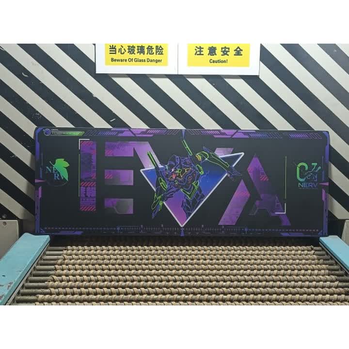 怒喵CYBERMATR1/R2无线缐魔毯替换滑鼠垫耐脏玻璃电竞桌面 2代–EVA初号机 883x323mm 3mm【图片 价格 品牌 报价】-京东
