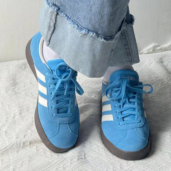 阿迪达斯 （adidas） 男女鞋NEO VL COURT 复古德训鞋 休闲运动鞋低帮板鞋 JS4593 JI0496 41【图片 价格 品牌 ...