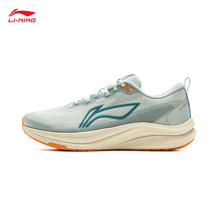 李宁（LI-NING）赤兔8跑步鞋男鞋2025春夏季新款轻量高回弹中考体育竞速运动鞋 淡苔蓝/苍峦绿-19 39.5 (245mm)【图片 ...