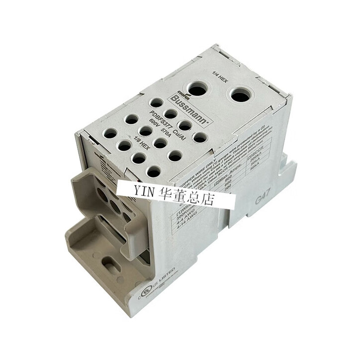 Bussmannbussmann接线盒 PDBFS377 Cu7 600V 570A 1/4HEX PDBFS220 PDBFS377【图片 ...