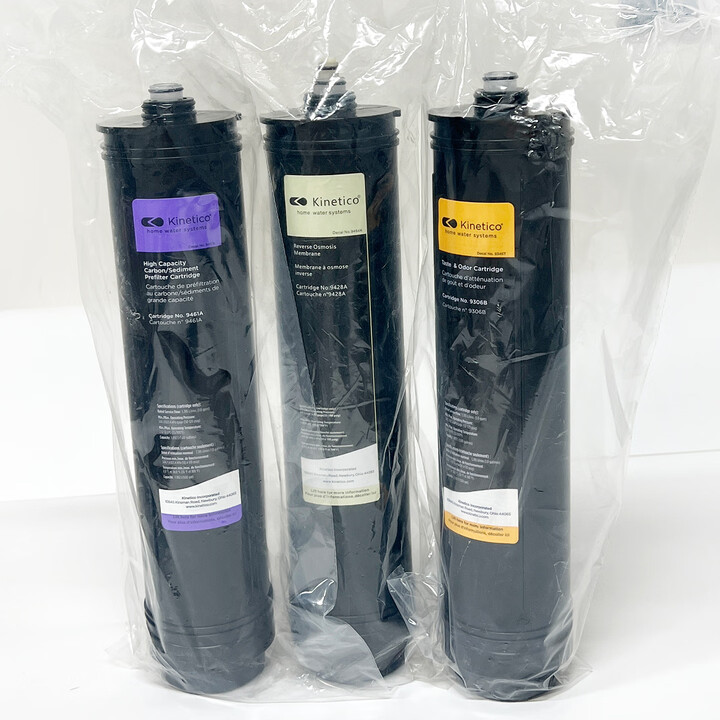 KINETICO康尼蒂克正品A200纯水机K5家用净水器反渗透紫色复合白色RO厨房厨下式直饮滤芯包安装 A200一套滤芯【图片 价格 品牌 ...