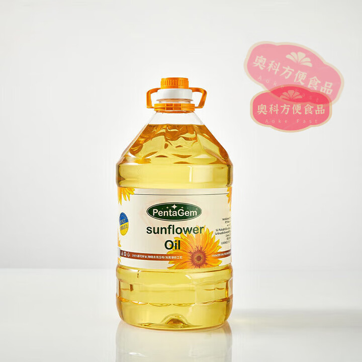 食怀乌克兰原装进口五钻PentaGem葵花籽油5L家用食用油葵花籽油乌克兰【图片 价格 品牌 报价】-京东
