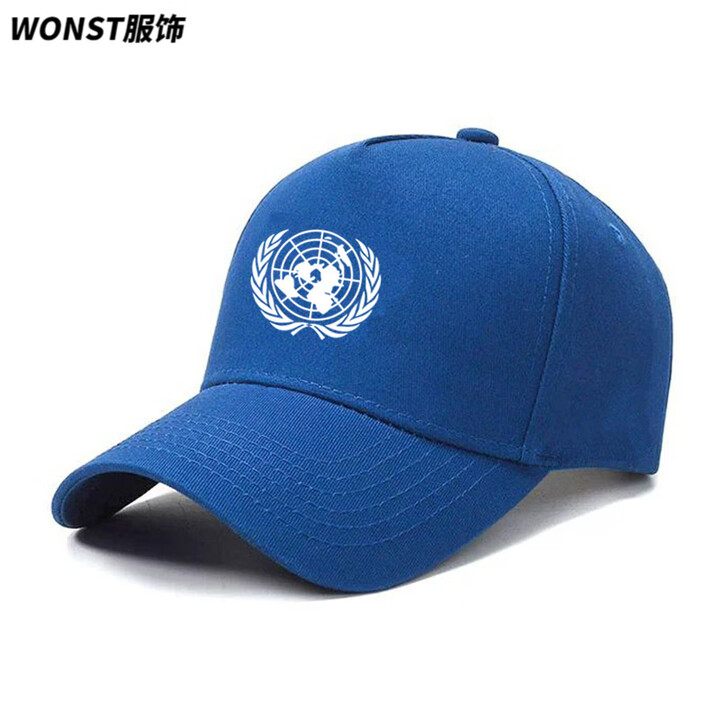 WONST联合国United Nations周边主题纪念鸭舌帽子刺绣款维和帽 蓝色 刺绣款 均码 可调节【图片 价格 品牌 报价】-京东