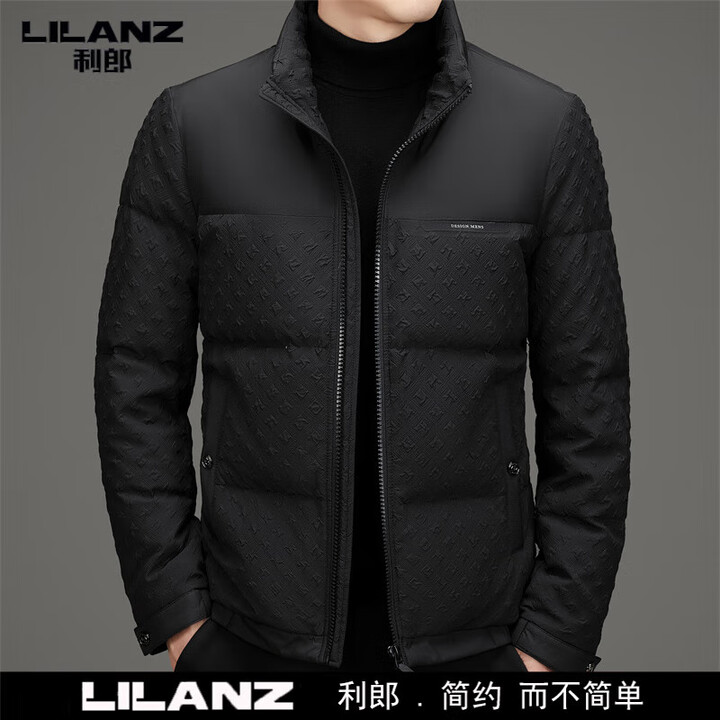 利郎男士服男立领冬季新款时尚休闲商务短款鸭绒保暖外套男装 黑色 3XL 190 建议体重175-190斤【图片 价格 品牌 报价】-京东