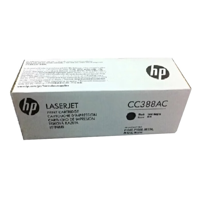 【惠普（HP）CC388AC】惠普CC388AC 黑色硒鼓 标准容量 有芯片 适用1108/1106/M1213/1216/1136/M202 ...