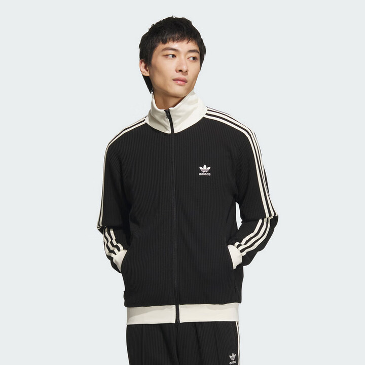 【阿迪达斯JW0110】阿迪达斯 （adidas）三叶草男女休闲潮流时尚撞色运动外套上衣JW0110 M码【行情 报价 价格 评测】-京东