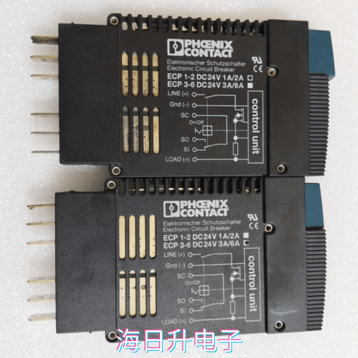 菲尼克斯ECP1-2 DC24V 1A/2A ECP3-6 DC24V 3A/6A 断路器 ECP1-2DC24V 1A/2A【图片 价格 ...