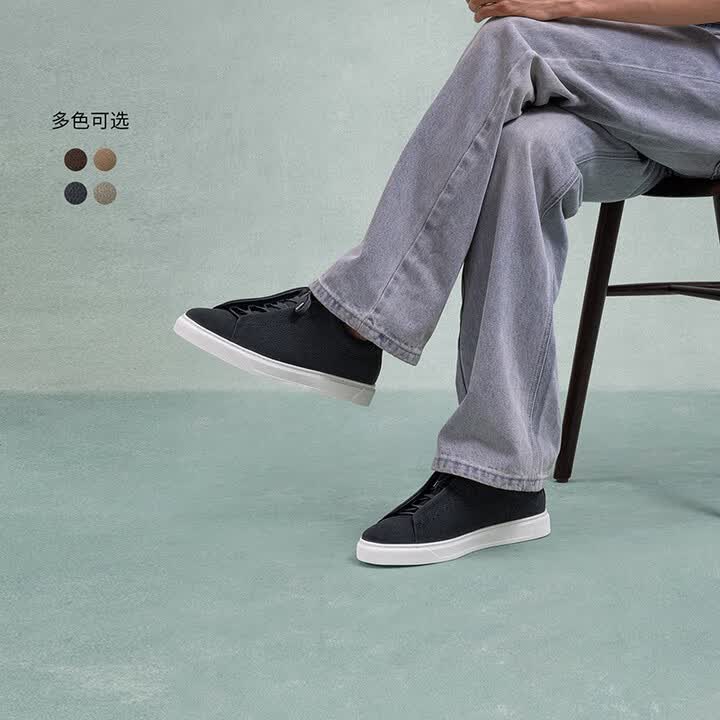 【THOM WILLSG1183】THOM WILLS新款男士休闲板鞋荔枝纹小牛皮通勤百搭舒适运动鞋秋季【行情 报价 价格 评测】-京东