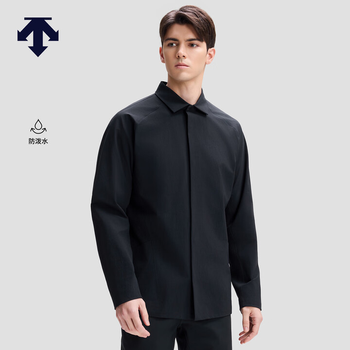 DESCENTE迪桑特DUALIS系列都市通勤男士衬衫 IB-墨黑色 L (175/96A)【图片 价格 品牌 报价】-京东