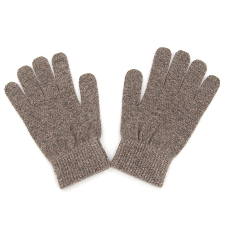 1436 ERDOS鄂尔多斯市2025新款触屏手套男女情侣款针织冬季纯色分指手套学生 驼色 男士 均码【图片 价格 品牌 报价】-京东