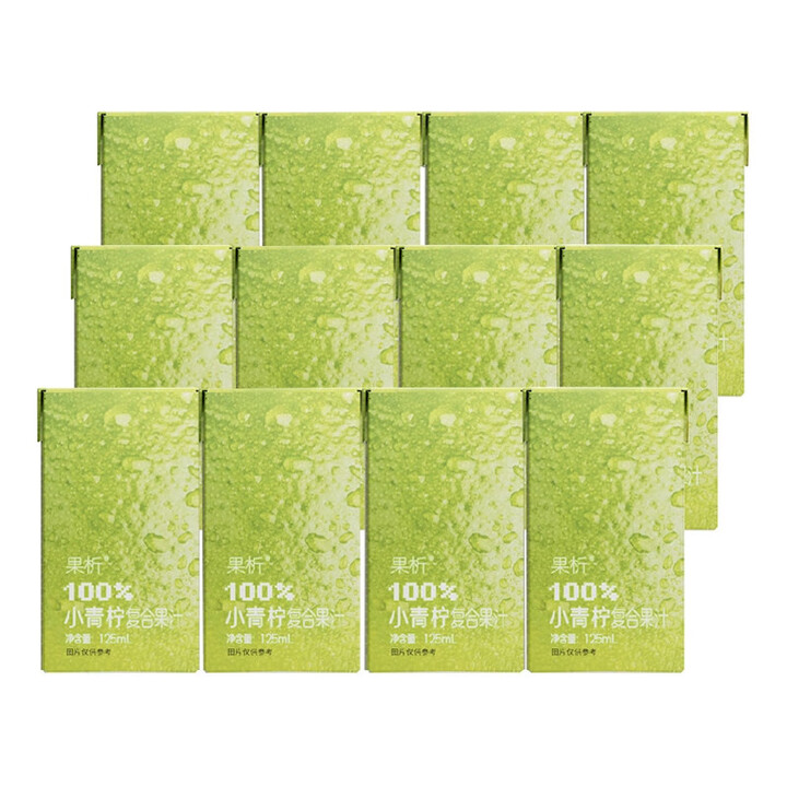 柠檬共和国果析果汁125ml苹果小青柠汁蜜桃果汁解腻饮料迷你小瓶 小青柠汁12盒【图片 价格 品牌 报价】-京东