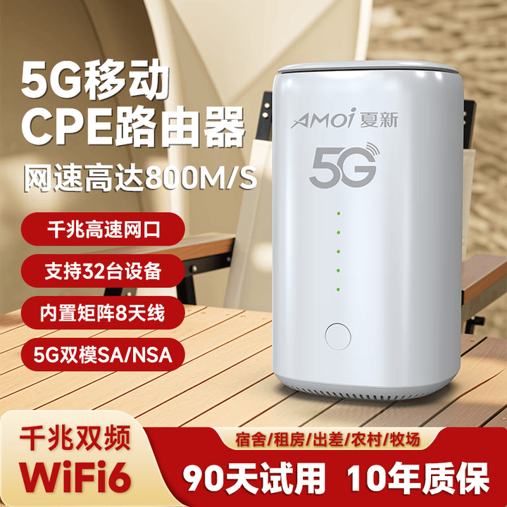 夏新（Amoi）5g移动随身wifi无线网卡千兆网络可插卡 cpe路由器宽带全国通用无限流量 5G旗舰插卡版-千兆双频可插卡【图片 价格 品牌 ...