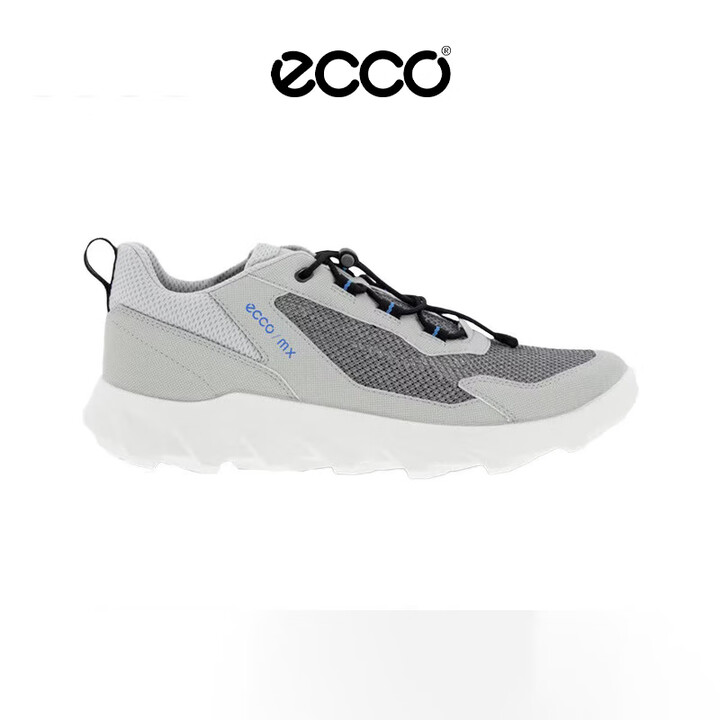 【爱步（ECCO）82026451052】爱步（ECCO）男鞋运动休闲鞋 轻盈减震耐磨 皮革鞋面 820264 灰色 42【行情 报价 价格 ...