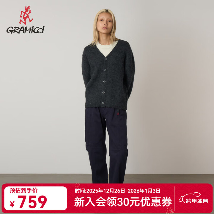 GRAMICCI女士户外山系休闲贴袋宽松耐磨锥形长裤G2SW-P090 深藏青色 M【图片 价格 品牌 报价】-京东